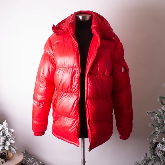 Jackets & Coats | Red Puffer Coat | Poshmark